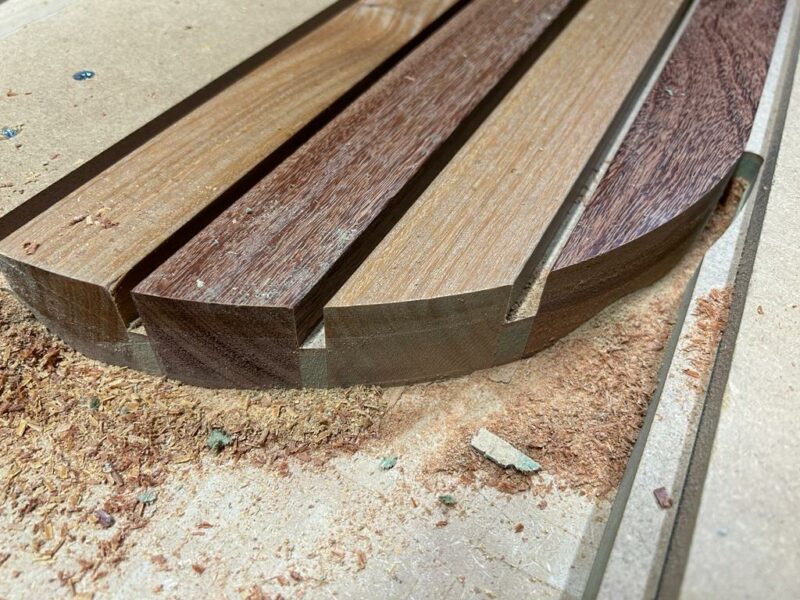 Brazilian Teak for Bespoke Benches - Masters CNC