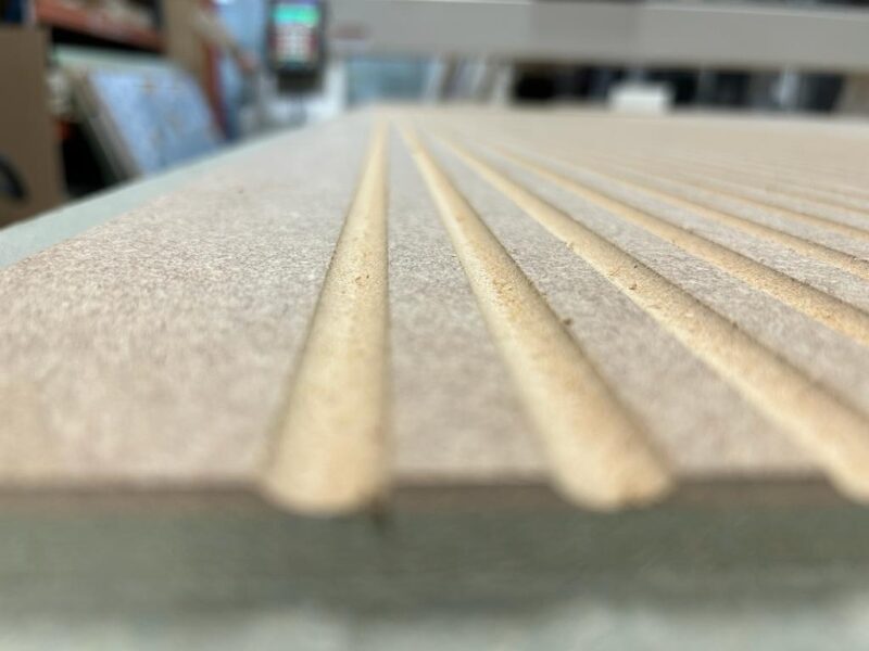 18mm MDF MR Grooved panels for doors - Masters CNC